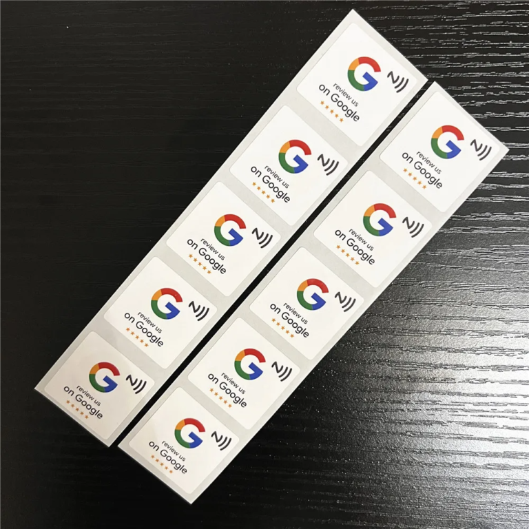 Google Review Sticker for Phones - Virtual Card